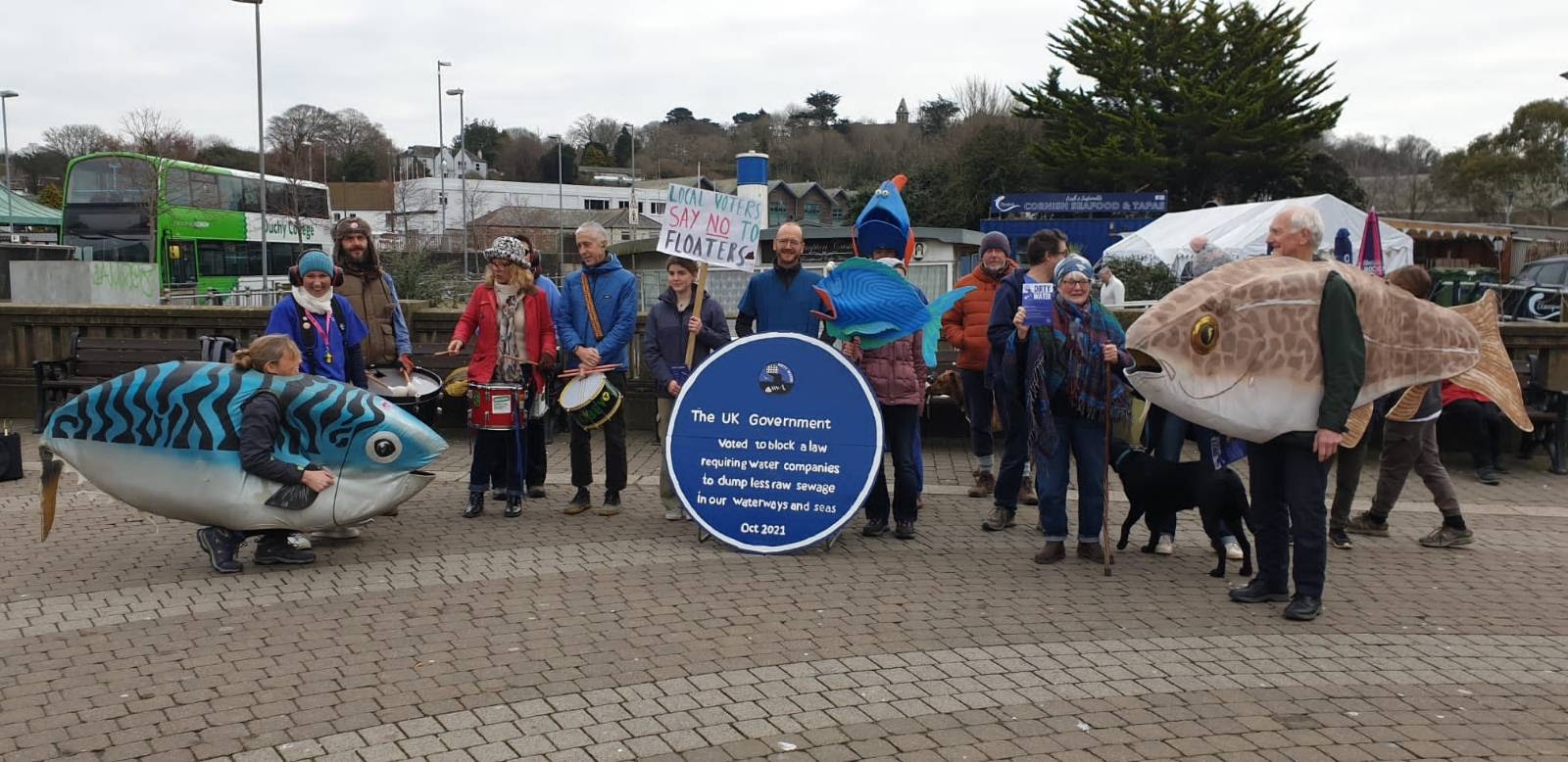 28th January 2023: Dirty Water protests across the UK – Health for XR